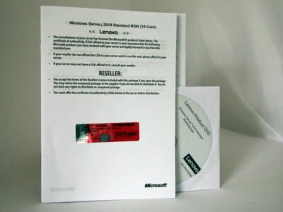 Windows 2019 Server Standard Edition Lenovo-ROK, MUI (für bis zu 16 ...