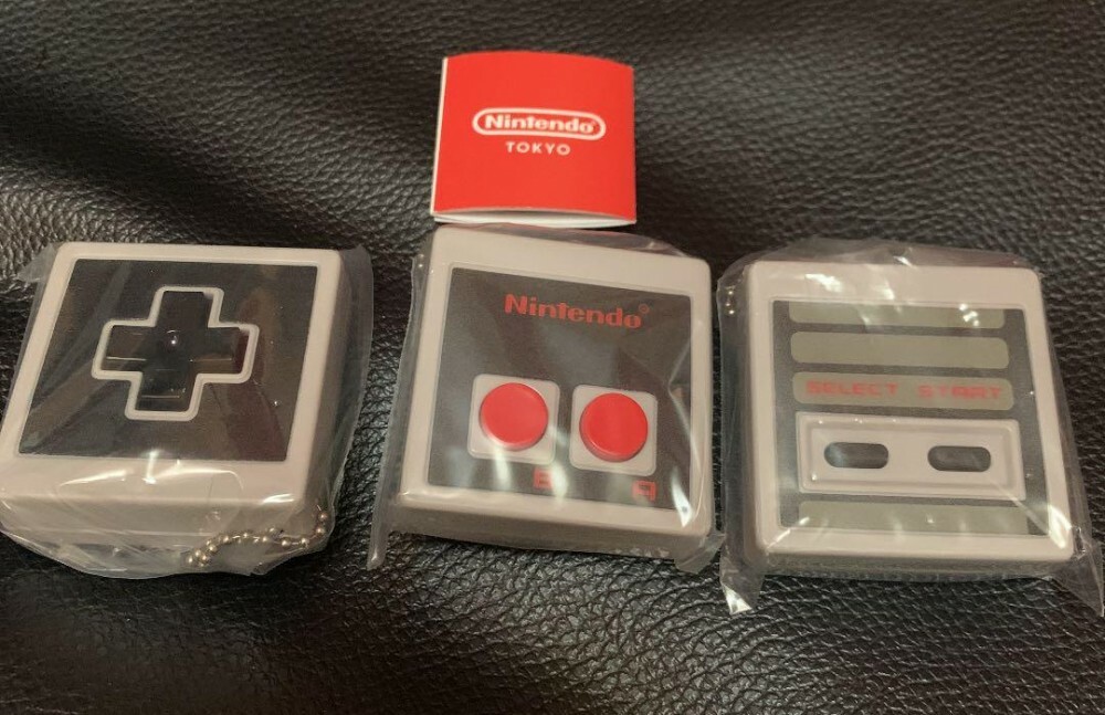 Nintendo Tokyo Controller Button Collection NES type Charm Set of 3 ...
