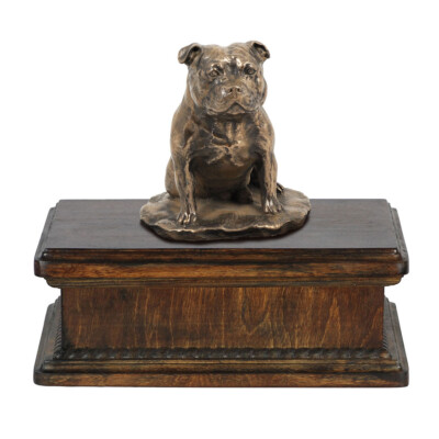 Whippet - urn for dog ashes, classic urn with a statuette, elegant urn ...