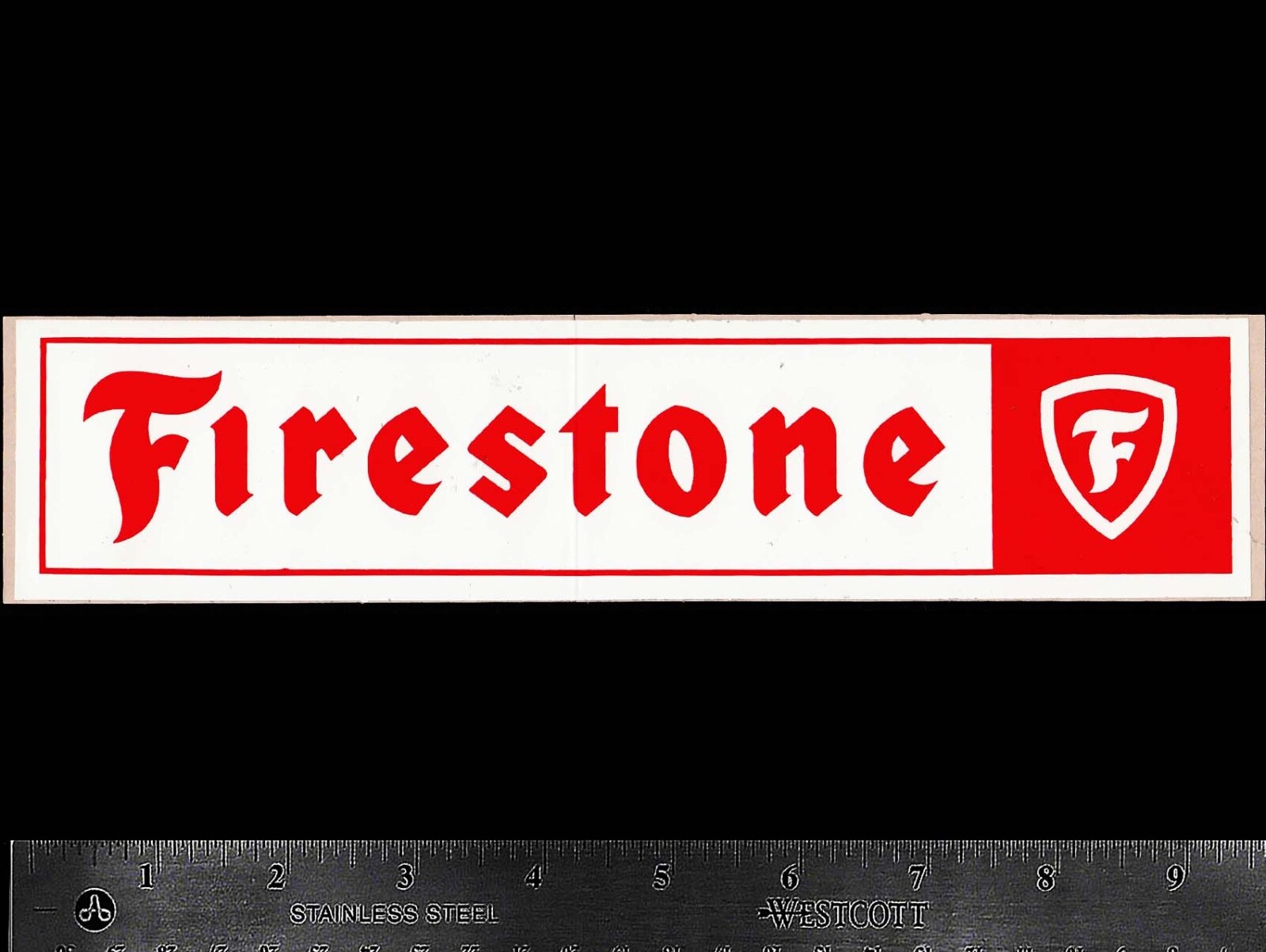FIRESTONE - Original Vintage 1960's 70's Racing Decal/Sticker - 9.50 ...