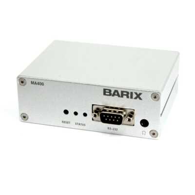 Barix AG MA400 SIP Opus Codec PoE, bi-directional US Package | eBay