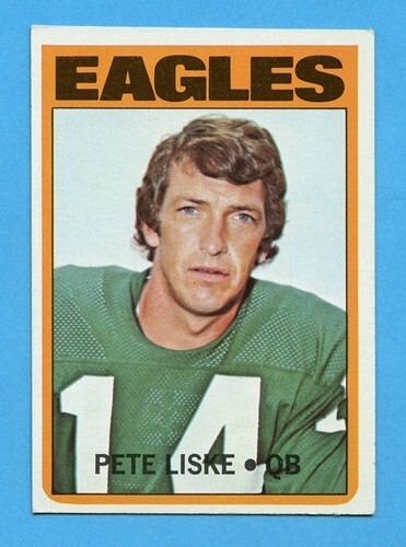 1972 TOPPS # 228 PETE LISKE PHILADELPHIA EAGLES EX FREE SHIPPING | eBay