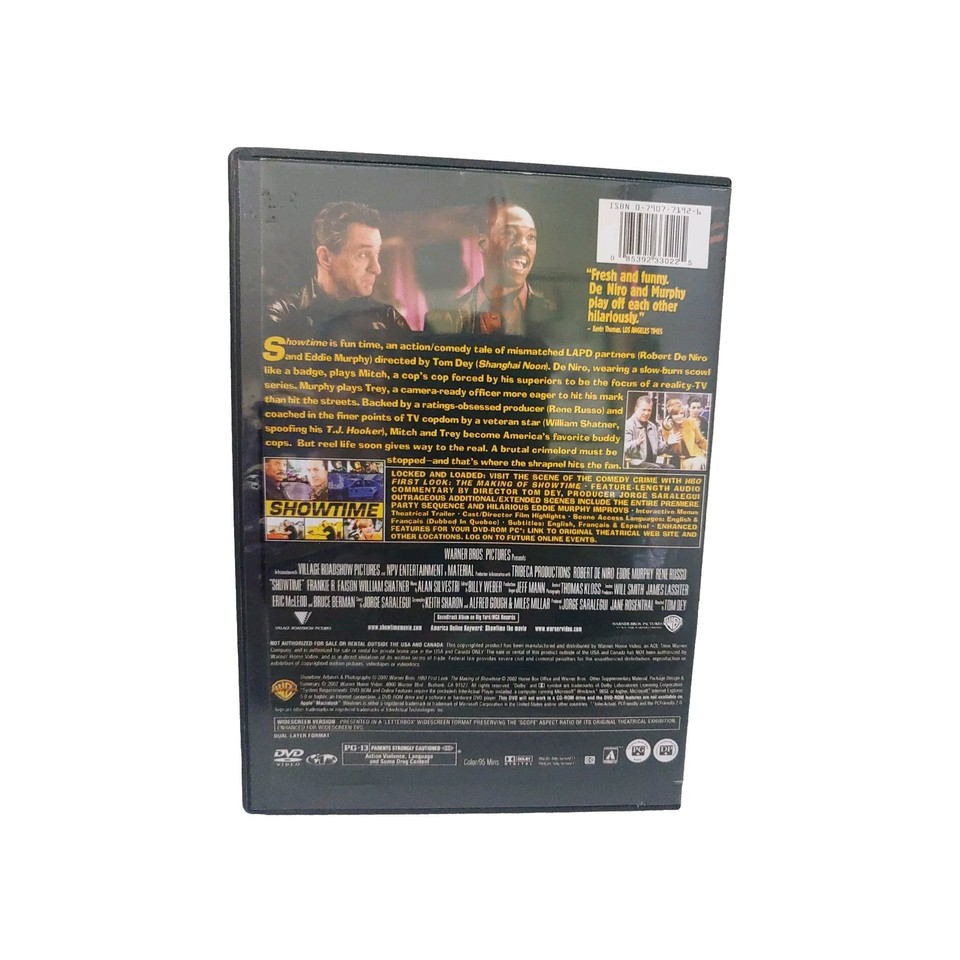 Showtime DVD 2002 Comedy WS PG-13 95 Mins Robert DeNiro Eddie Murphy ...