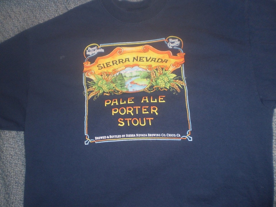 Sierra Nevada Pale Ale Porter Stout men's size large | eBay