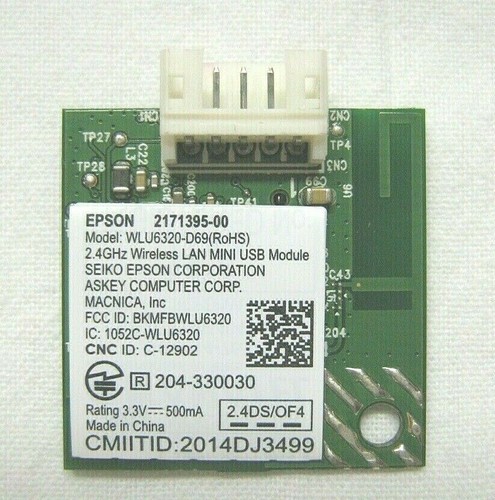 Wifi Module for Epson Printers, WLU6320-D69 2171395-00, Original! | eBay