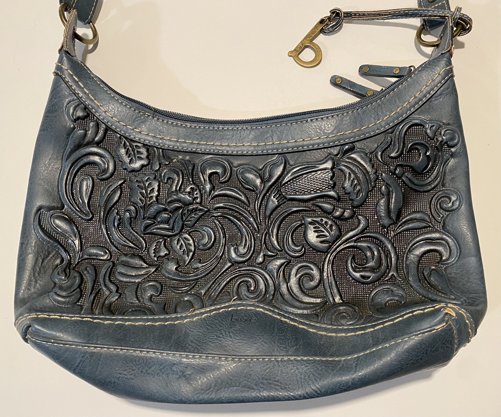 BOC Born Concept Faux Leather Slate Blue Purse Bag To… - Gem