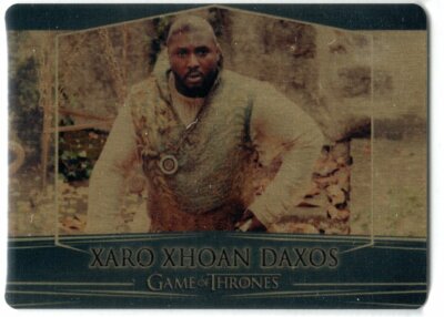GAME OF THRONES VALYRIAN STEEL SE GOLD PARALLEL BASE #98 XARO XHOAN ...