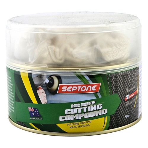 Septone Mr Buff Cutting Compound 500g X 3 Machine Buffing Hand Rubbing ...
