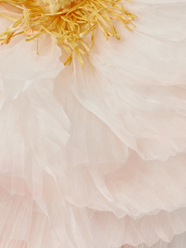 Oscar de la Renta Embellished Organza-Trimmed Silk Crepon Halterneck ...