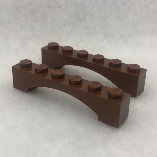 LEGO 92950 Reddish Brown Arch 1 x 6 Raised Arch (x2) | eBay
