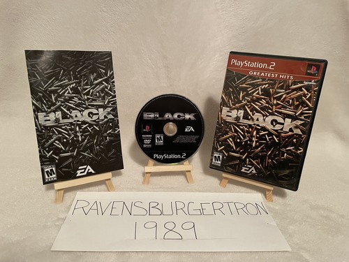 Black (PlayStation 2 PS2 2006) - Greatest Hits - CIB EUC - Cleaned and ...