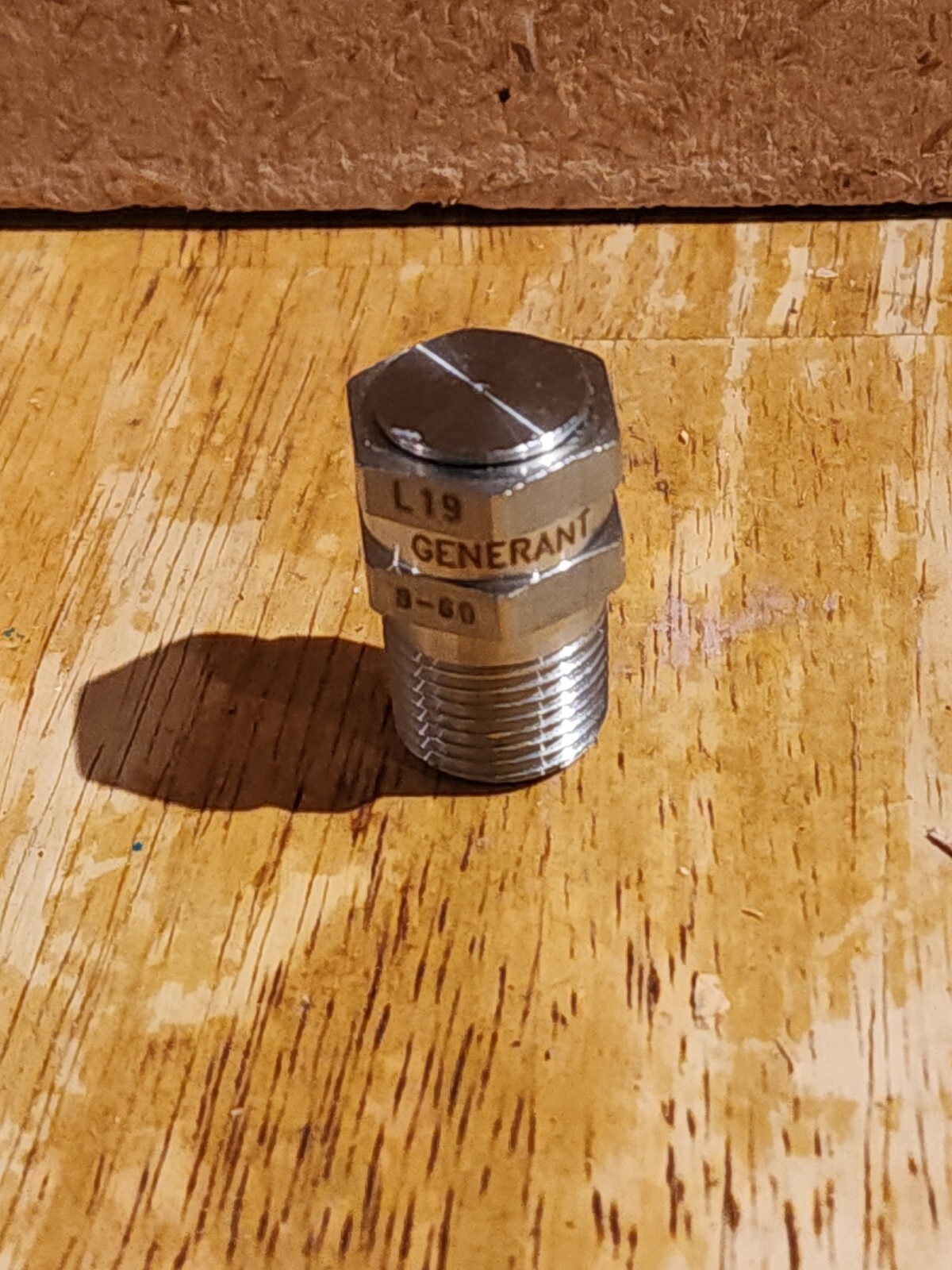 NEW QTY 1 GENERANT VRV-375SS-B-60 VENT RELIEF VALVE, 60 PSIG, BUNA, 3/8 ...