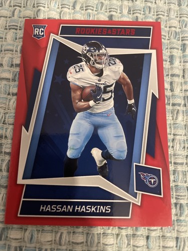 2022 Rookies and Stars Hassan Haskins-TITANS RB-Red Rookie Card#125 | eBay