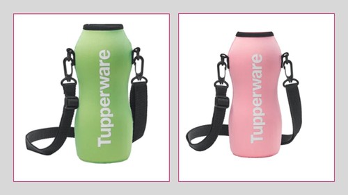 Tupperware XTREME Aqua Bottle Pouch Fits 880ml Neoprene Pouch Cover New ...