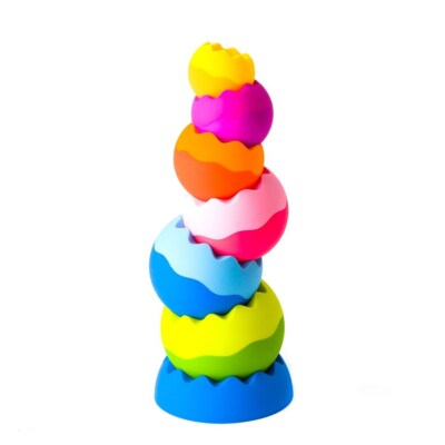 Fat Brain Toy Co Tobbles Neo Stackable / Stacking 6m - 4y Toy FA070-1 ...