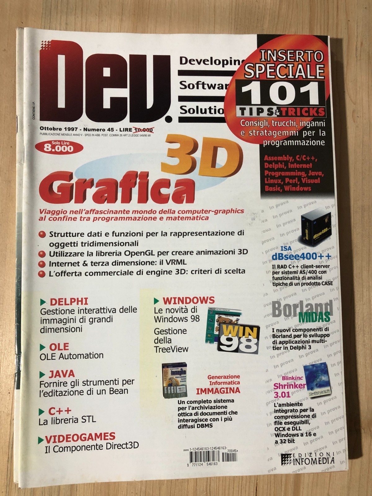 Rivista DEV software sistemi & soluzioni 1997 nr. 45 | eBay
