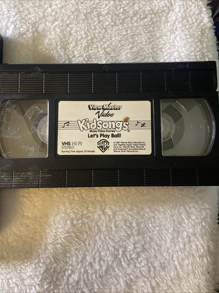 KIDSONGS Lot Of 3 Vintage View Master VHS View Master Video Kid Songs W ...