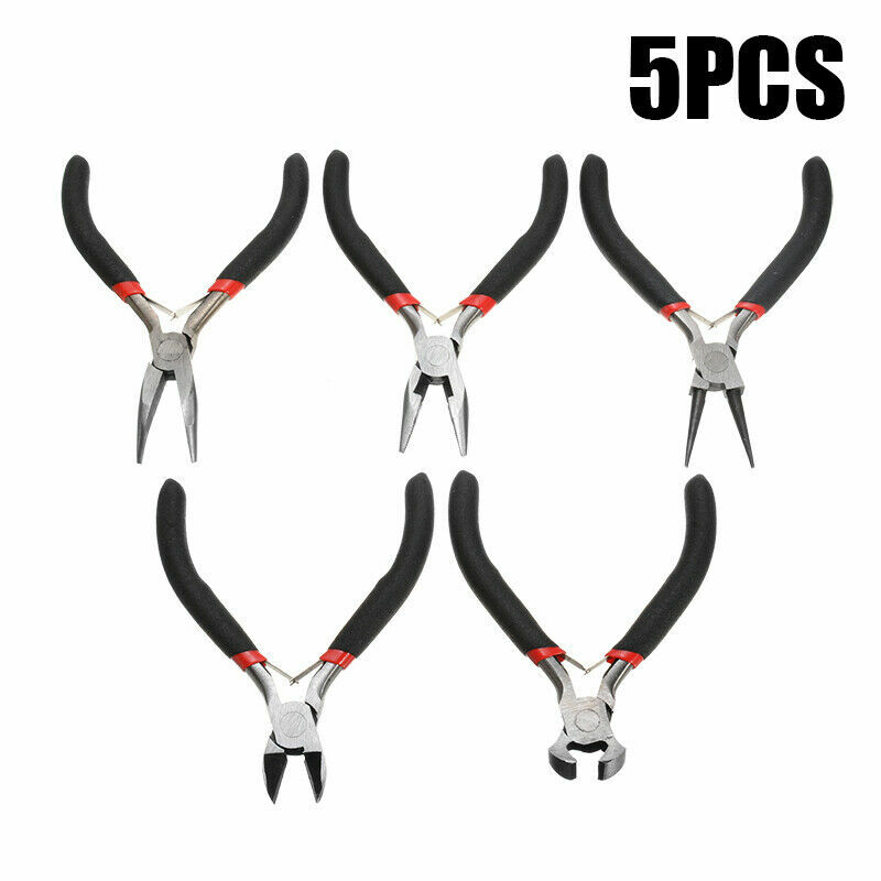 5pcs Plier Jewelers Pliers set Jewelry Making Beading Wire Wrapping ...