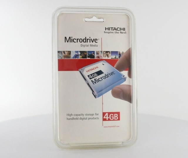 Hitachi Microdrive 3K4 4GB Plug-In Module 3600RPM (MD4GB-BP) HDD for ...