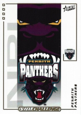 2002 PENRITH PANTHERS NRL Card CLUB LOGO | eBay