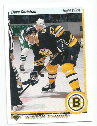 DAVE CHRISTIAN 1990-91 UPPER DECK CARD MINT CONDITION | eBay
