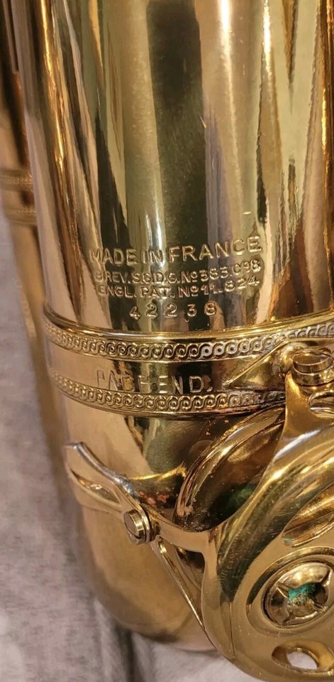 Selmer Paris Super Balanced Action SBA Tenor Saxophone 1950 Museum ...