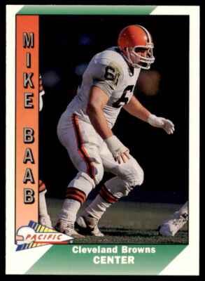 1991 Pacific. Mike Baab . Cleveland Browns #76 | eBay