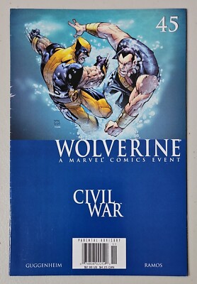 Wolverine #45 Rare - 2006 Newsstand Variant - Civil War + Namor Marvel ...