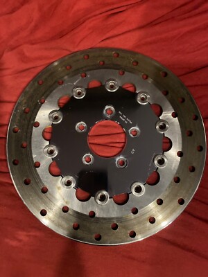 harley 11.5" chrome floating front brake rotor dyna softail sportster ...