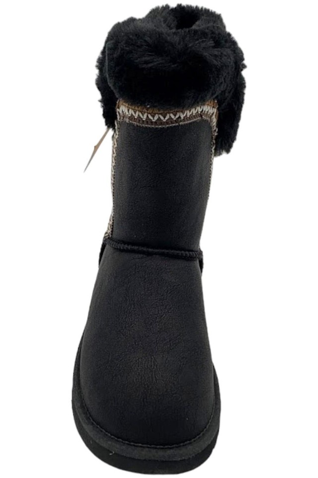 Lamo Fur Lined Short Winter Boots Alma Black | eBay