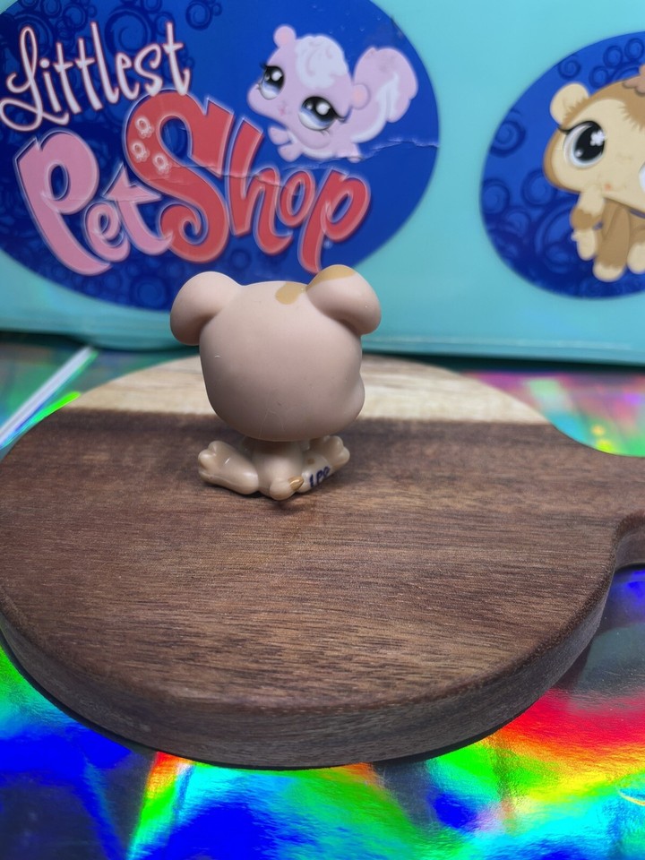 Littlest Pet Shop LPS Authentic Brown Tan Boxer Puppy Dog #1353 | eBay