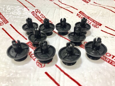 *NEW (10) TOYOTA AVALON COROLLA OEM PLASTIC PUSH CLIPS HOOD ENGINE ...