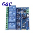 12V/10A 4-Channel Bluetooth Relay Module Mobile APP Remote Control ...