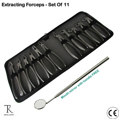 Dental Kit Of 11 Lower,Upper Molars,Premolars,Wisdom,Tooth Extraction ...