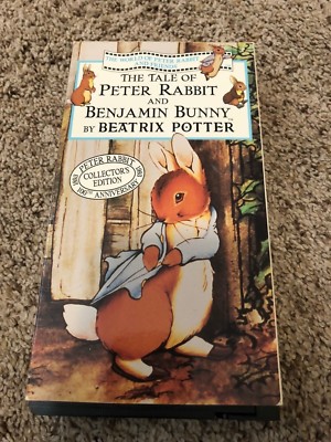 The Tale of Peter Rabbit and Benjamin Bunny by Beatrix Potter 1993 VHS ...