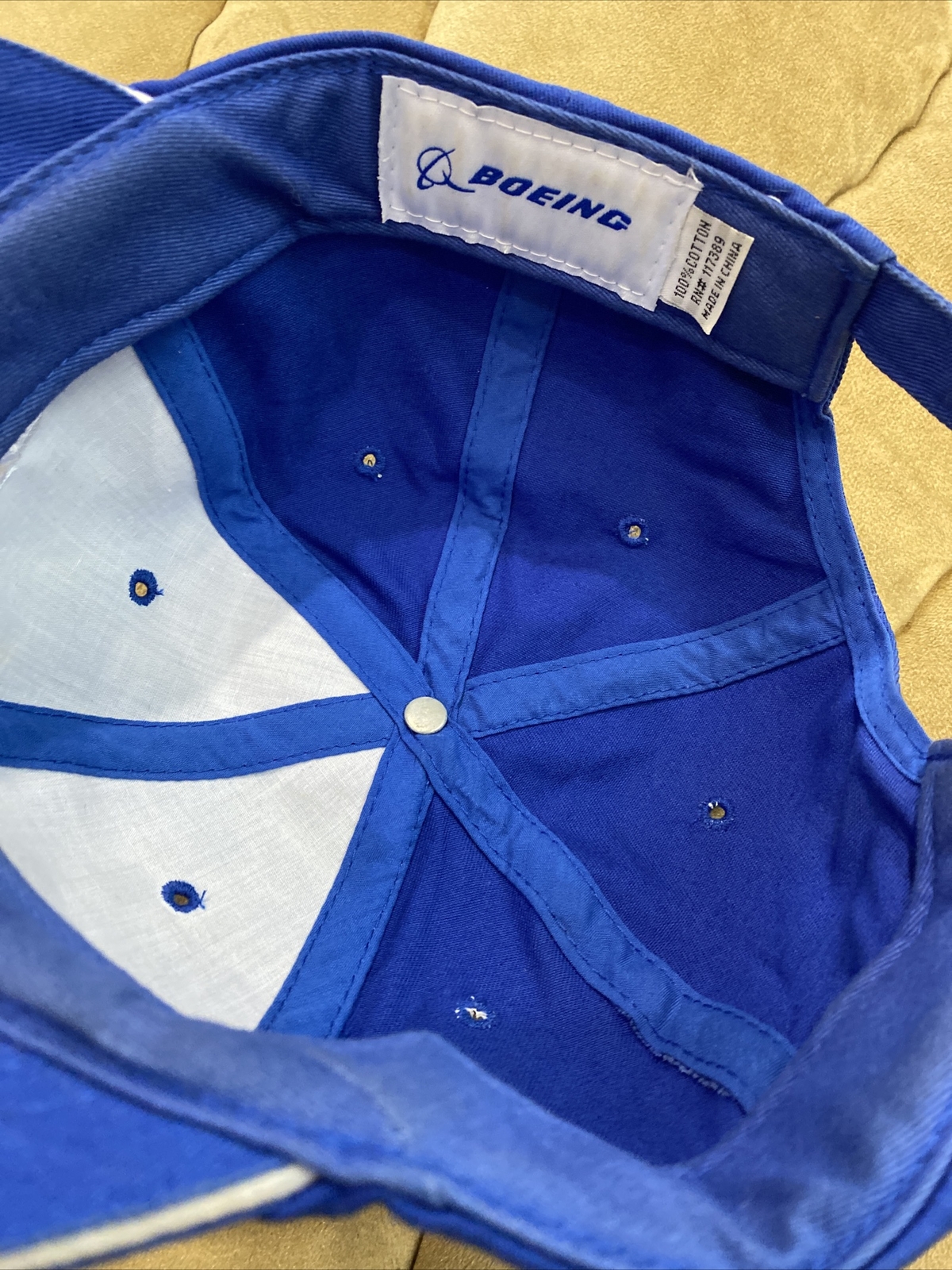 Authentic Boeing Baseball Hat Cap Aircraft Manufactur… - Gem