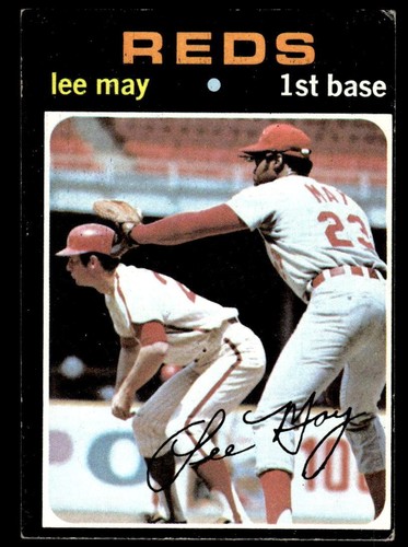 1971 TOPPS LEE MAY 40 VG BASEBALL CINCINNATI REDS | eBay