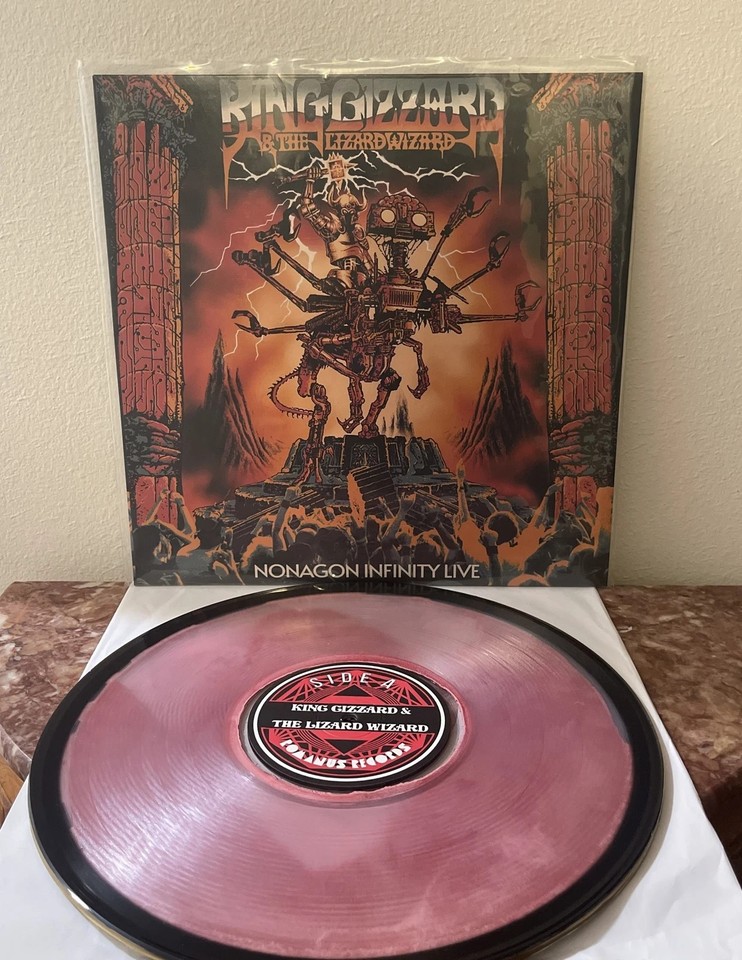 KING GIZZARD AND THE LIZARD WIZARD Nonagon Infinity Live GITD Sand ...