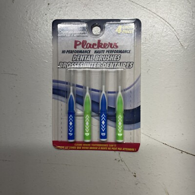Plackers DENTAL BRUSHES Oral PICKS interdental floss brush Plaque ...