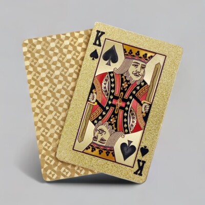 Deck Of Diamond Waterproof Golden Playing Cards,Deck Of Cards, HD ...