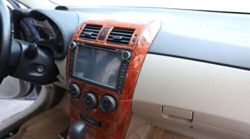 For Toyota Corolla 2009-2013 Wood Peach Grain Center Console AC Knob ...