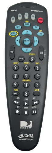 Hughes HRMC-6 Pre-Owned DirecTV Satellite TV Receiver Remote Control ...