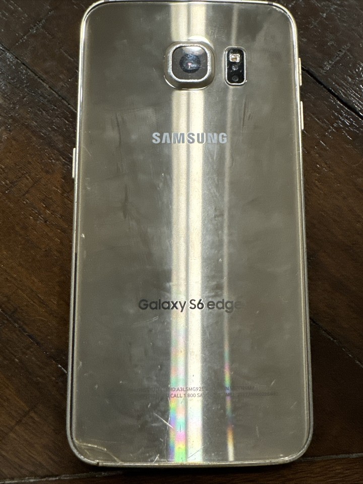 Samsung Galaxy S6 Edge SM-G925T - 64GB - Gold Platinum (T-Mobile ...