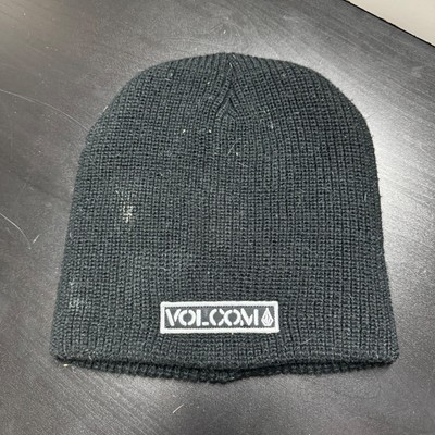 Volcom Stone Age Winter Cold Weather Pullover Black OSFM Beanie 0573 | eBay