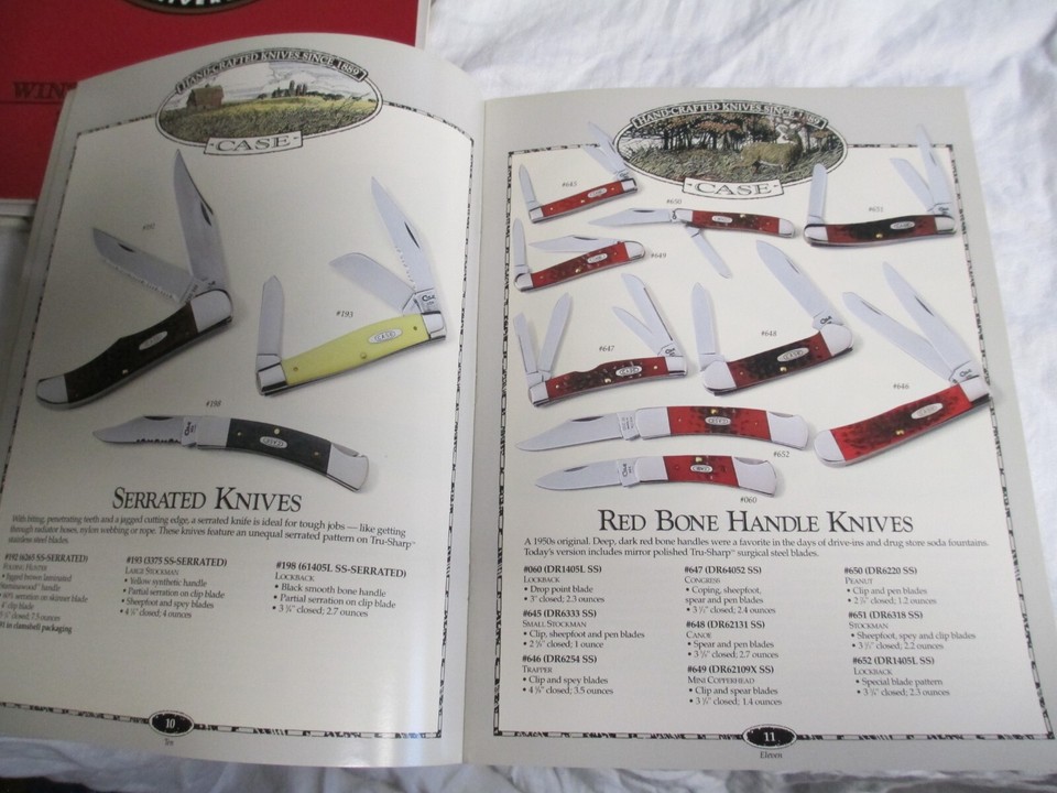 CASE 1995,96,2006,2007 CATALOGS & COLLECFTORS CLUB NEWSLETTERS LOT OF ...