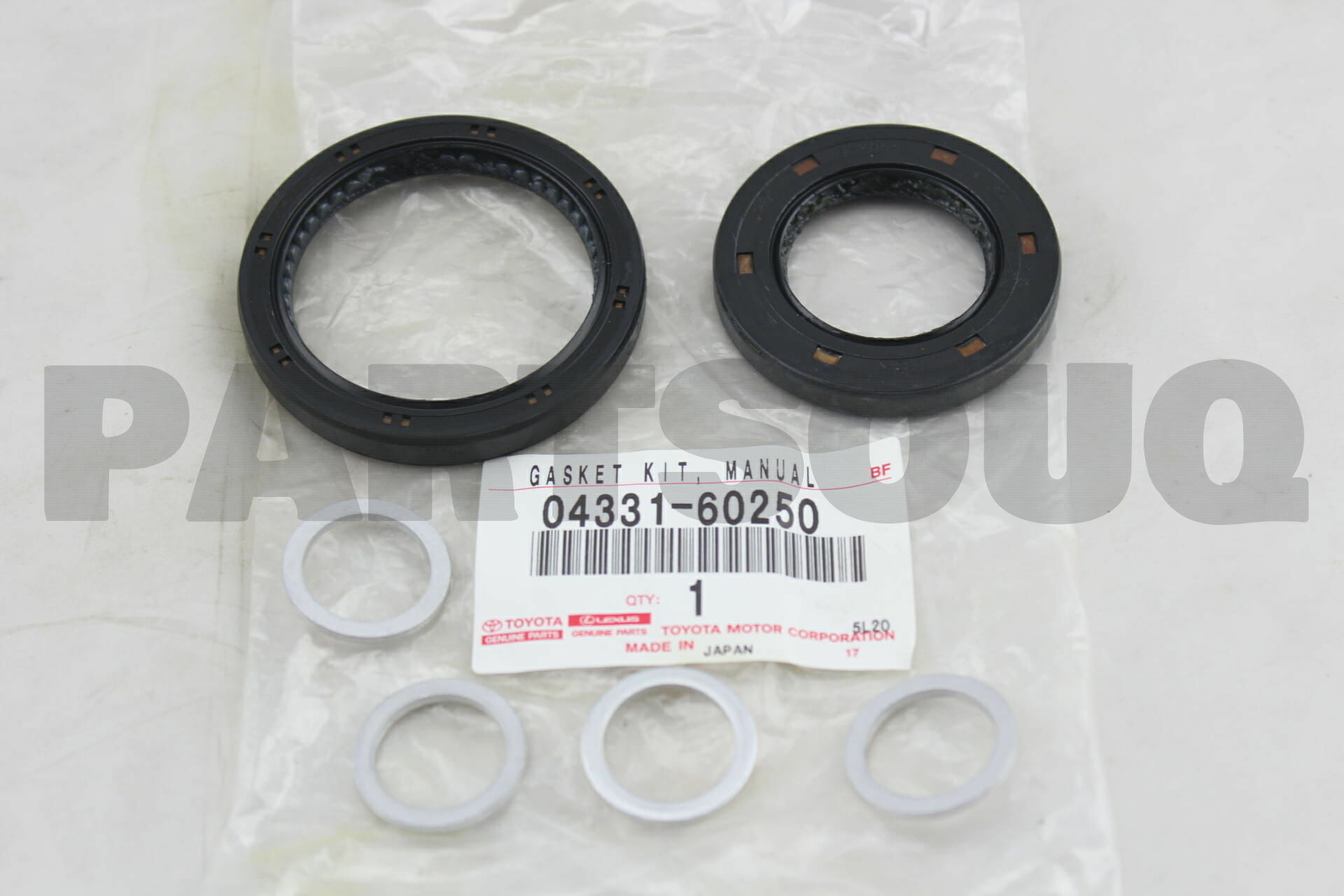 0433160250 Genuine Toyota GASKET KIT, MANUAL TRANSMISSION OVERHAUL ...