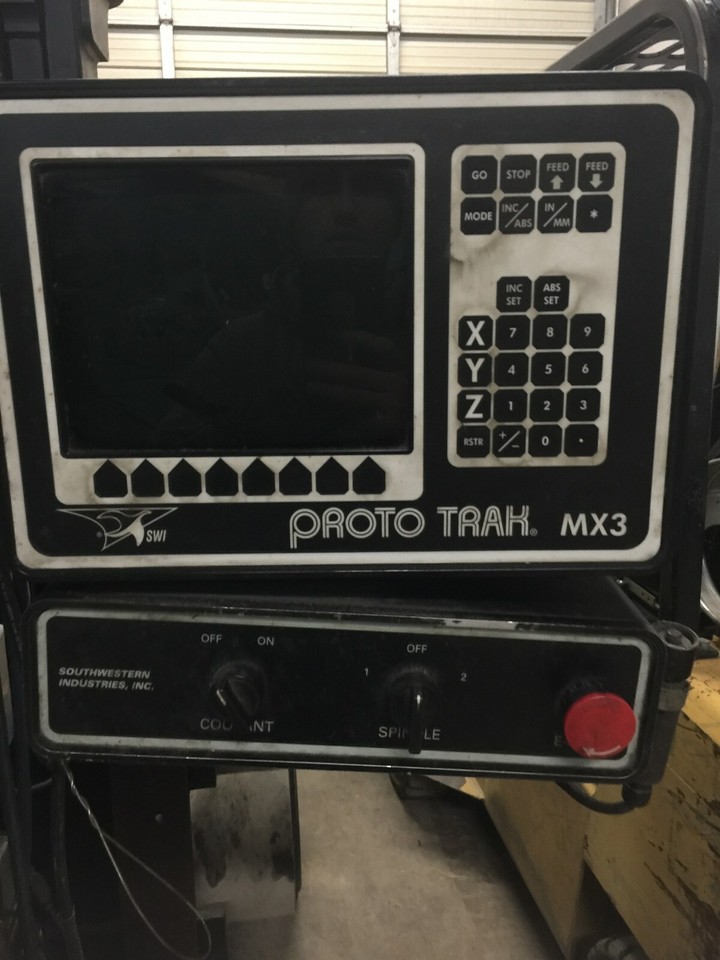 Southwestern Industries ProtoTrak DPM 3-Axis CNC Bed Mill W/Tooling New ...