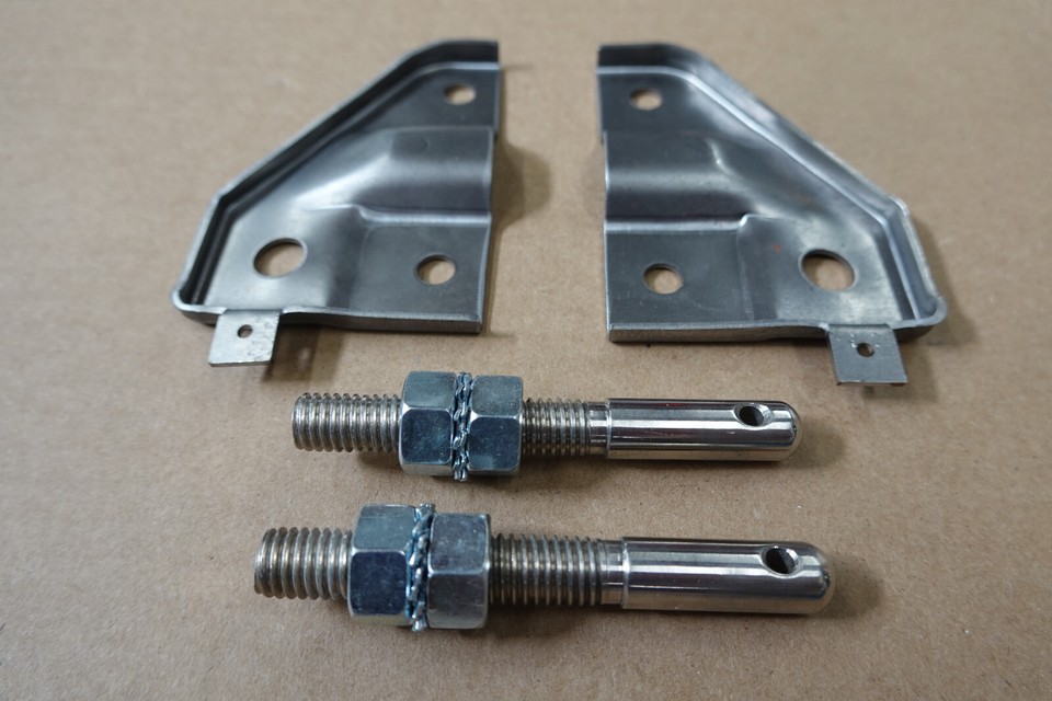 NEW 1970-74 Cuda Hood Pin Support Brackets WITH PINS. | eBay
