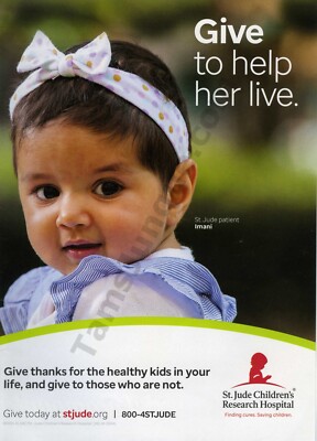2021 St. Jude Children's Research Hospital Promo Old PRINT AD Wall ...
