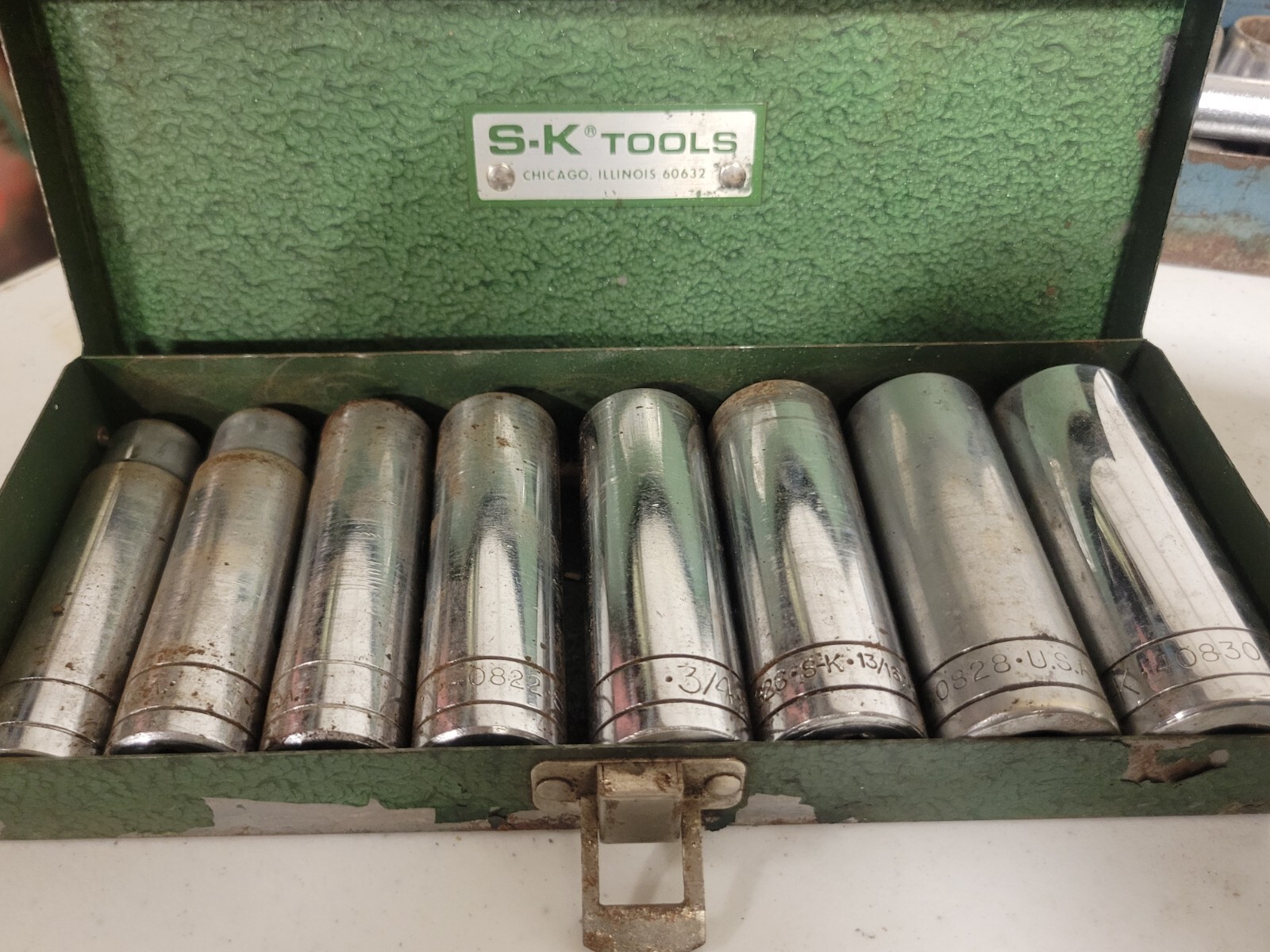 S&K Tools SAE Metric Socket Set 1/4 3/8 1/2 3/4 BIG LOT OF TOOLS ...